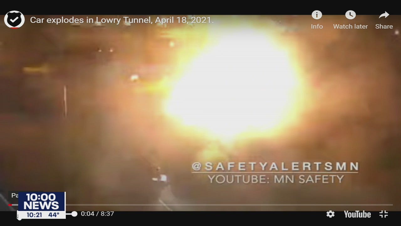 One dead after fiery crash at Lowry Hill Tunnel in Minneapolis | FOX 9 ...