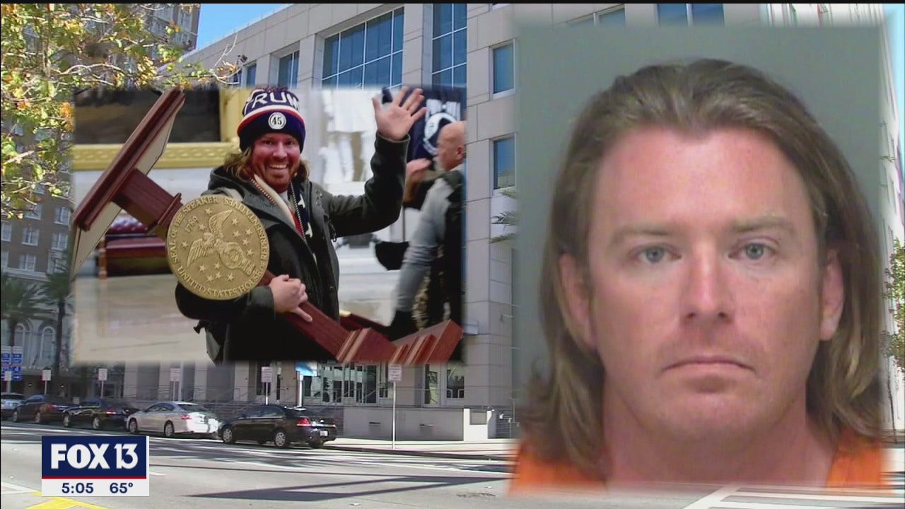 Lectern guy due back in federal court Tuesday | FOX 13 Tampa Bay