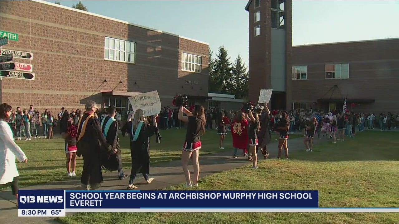 First day at Archbishop Murphy High School | FOX 13 Seattle