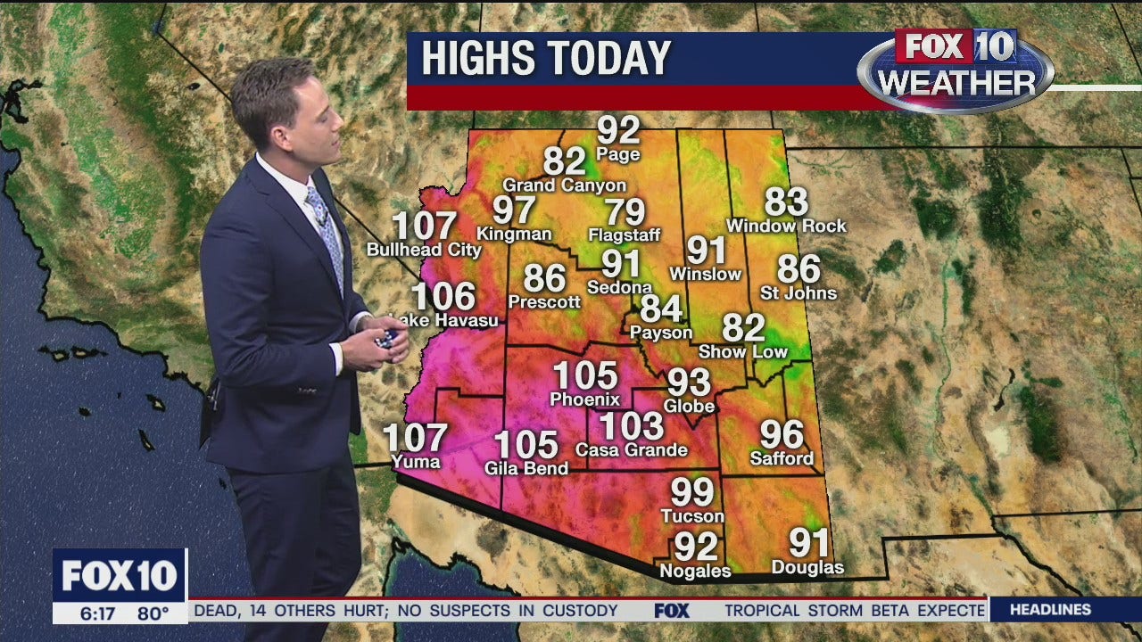 Morning Weather Forecast - 9/20/20 | FOX 10 Phoenix