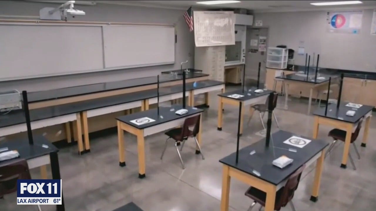 Elementary students welcomed back to class in Riverside | FOX 11 Los ...