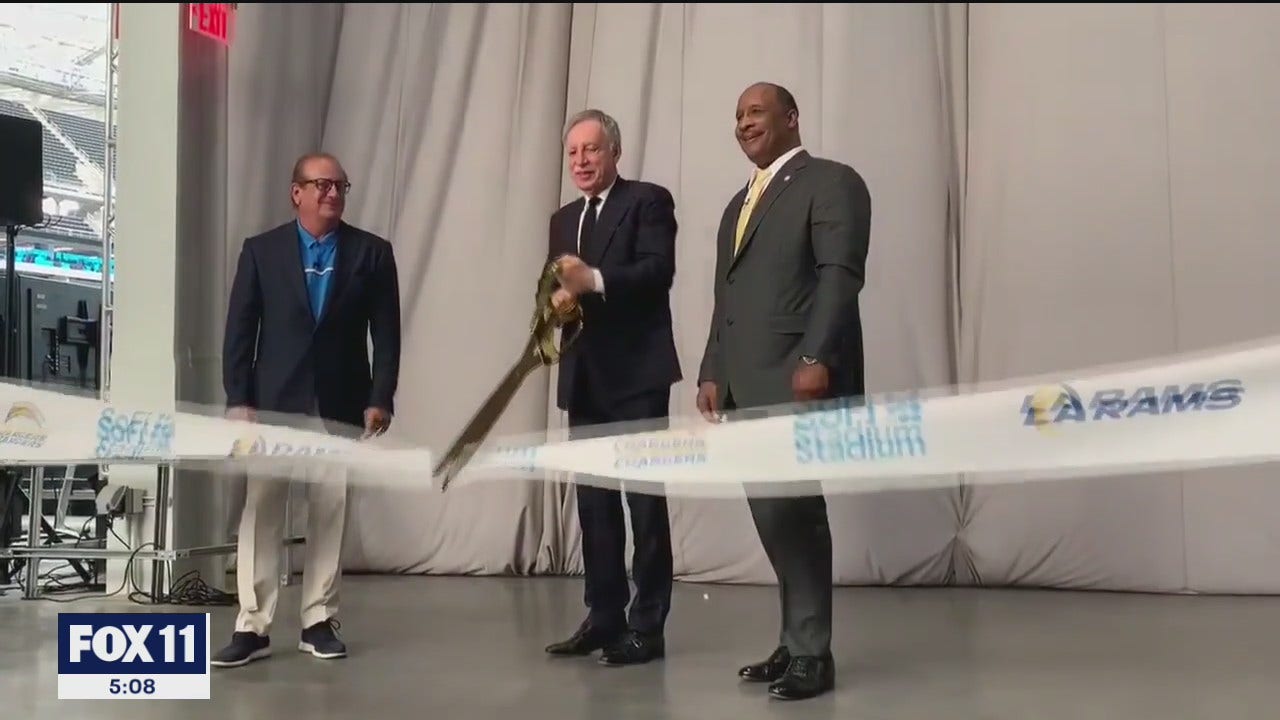 SOFI Stadium ribbon cutting ceremony | FOX 11 Los Angeles