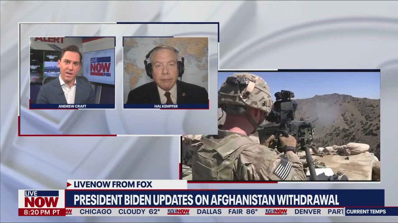 ANDREW INTERVIEW WITH HAL KEMPFER AFGHANISTAN WITHDRAWAL | LiveNOW from FOX