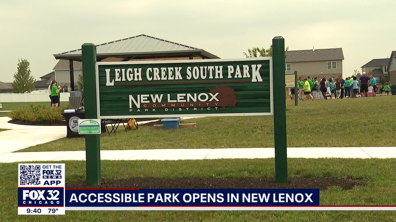 Accessible park for all abilities opens in New Lenox | FOX 32 Chicago