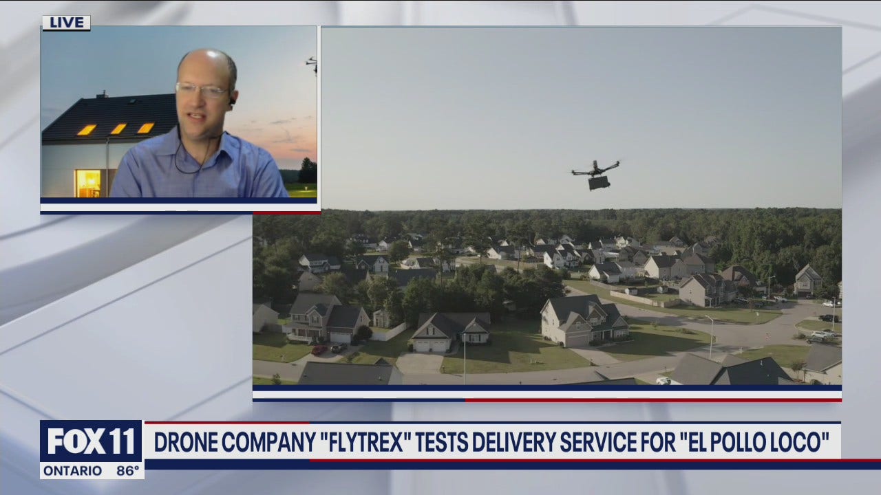 El Pollo Loco partnering with Flytrex for drone delivery service | FOX ...