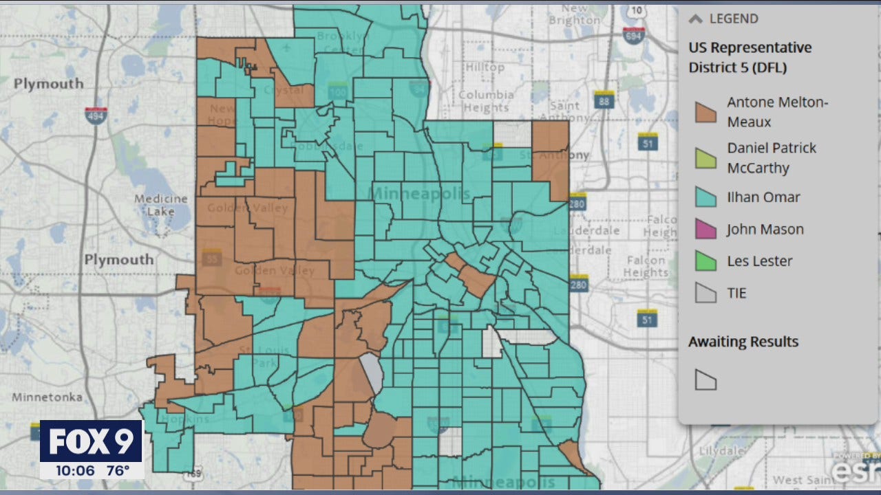 A breakdown of the votes in the 5th District DFL primary | FOX 9 ...