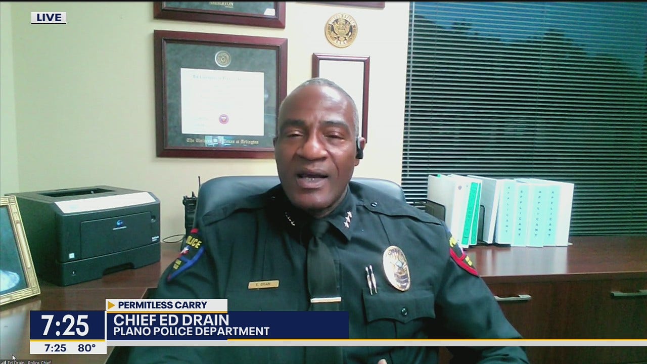 Plano police chief reacts to Texas' new permitless carry law | FOX 4 ...