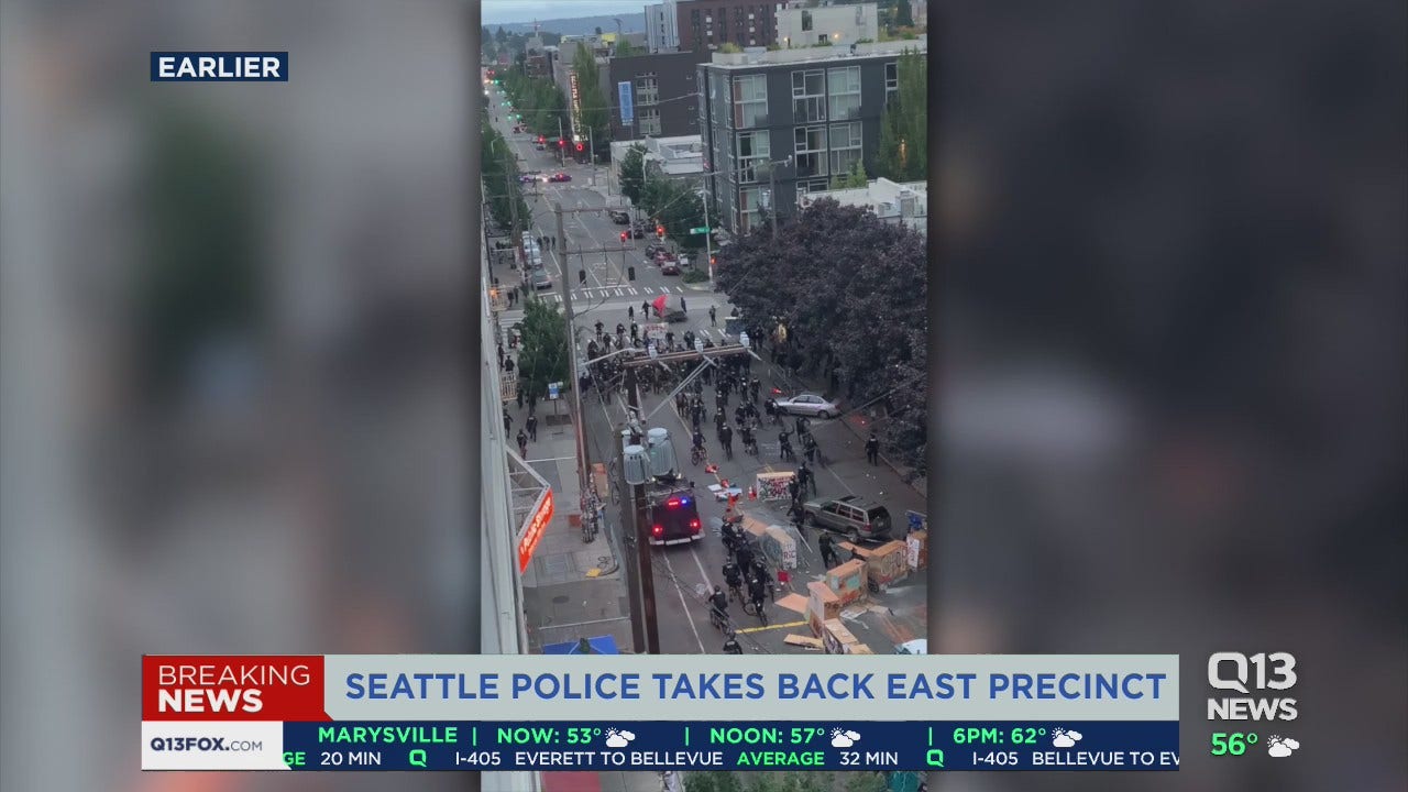 Seattle cops clear ‘occupied’ zone, more than 20 arrested | FOX 13 Seattle