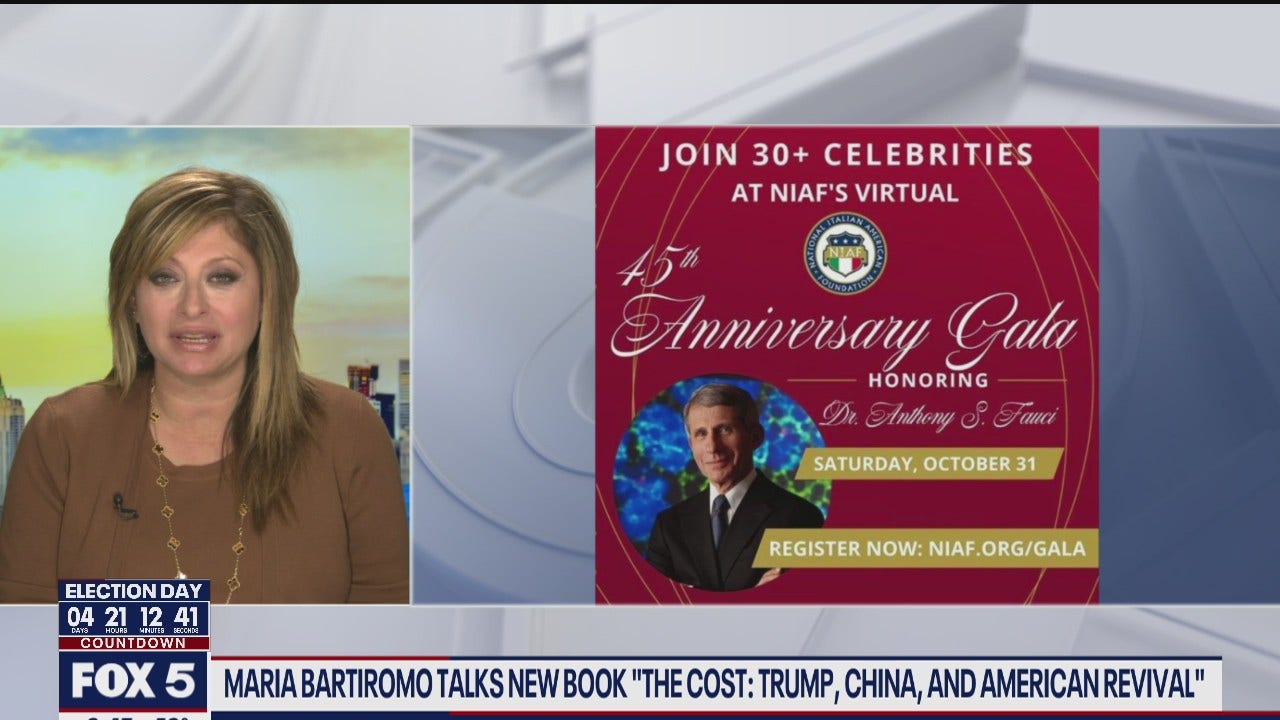 Maria Bartiromo talks election, NIAF’s gala and more! | FOX 5 DC