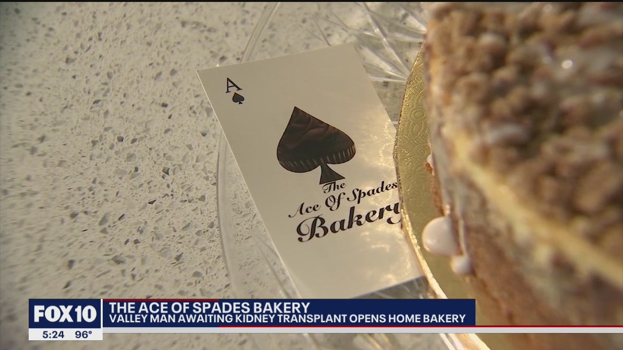 Valley man opens at-home bakery, 'Ace of Spades,' while waiting for a ...