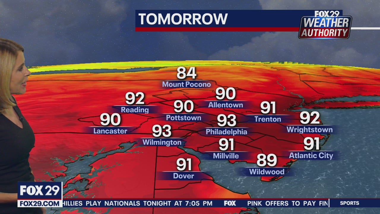 FOX 29 Weather Authority: 6 p.m. Monday update | FOX 29 Philadelphia
