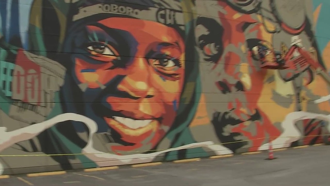 'Zero Hunger' mural in downtown Houston | FOX 26 Houston