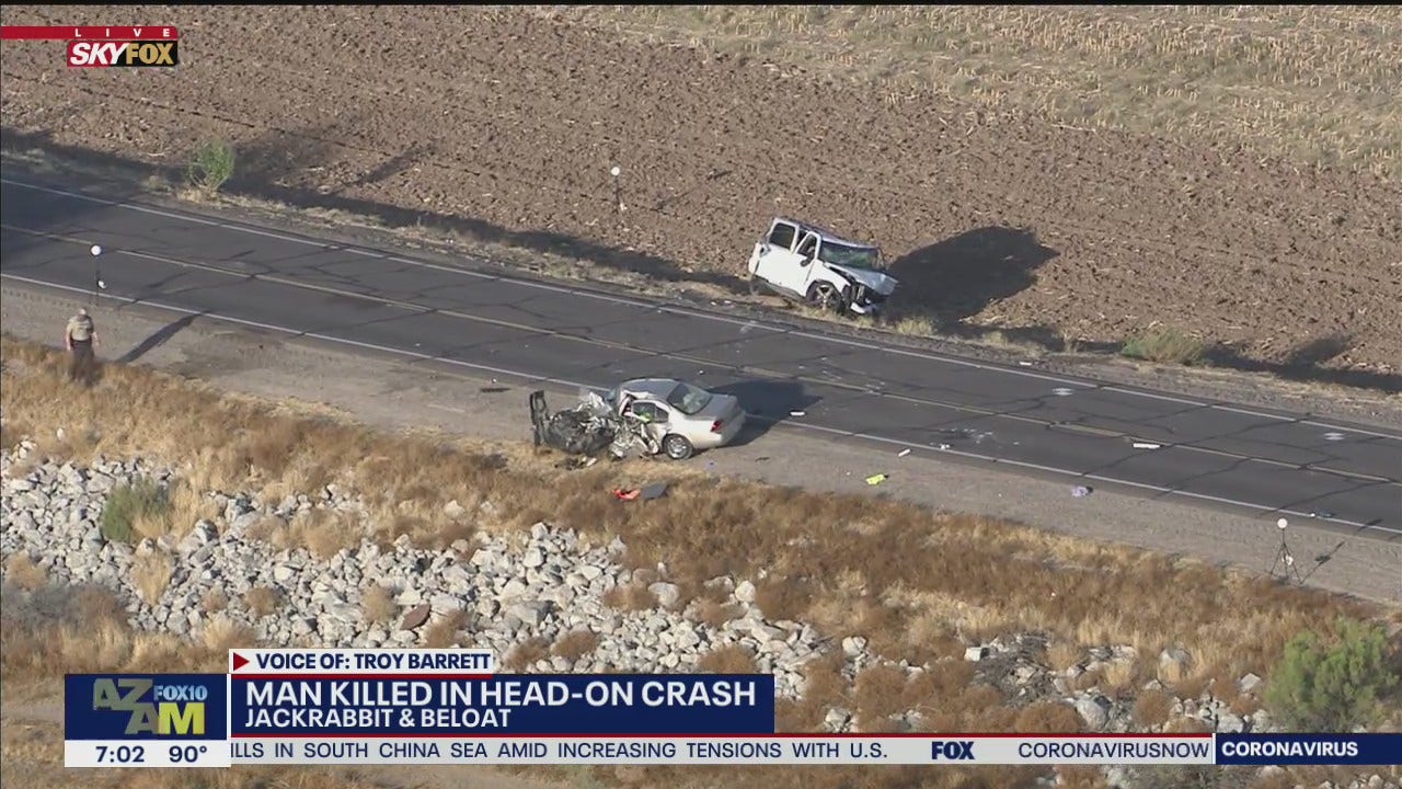 MCSO: One dead, one injured after head-on car crash in Buckeye | FOX 10 ...