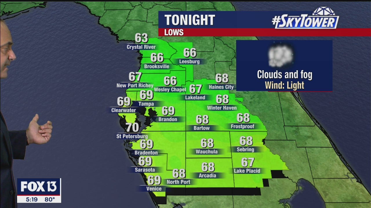 Monday evening weathercast | FOX 13 Tampa Bay