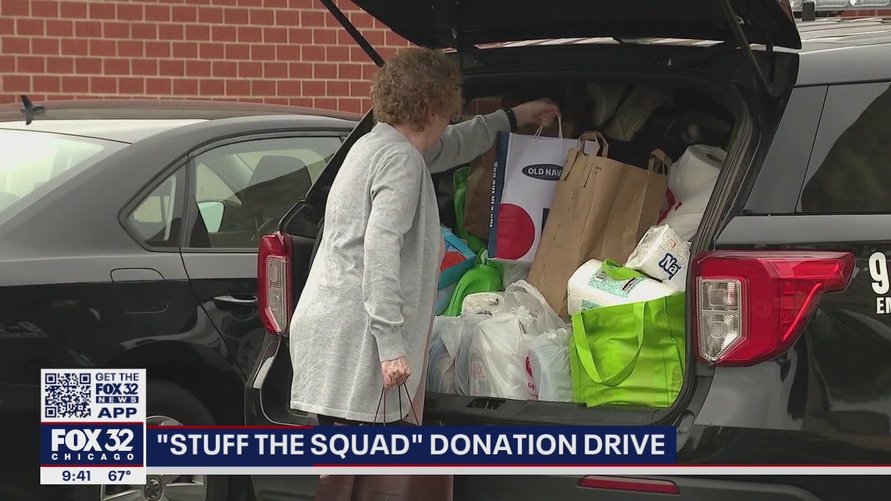'Stuff the Squad' donation drive in Wheaton | FOX 32 Chicago