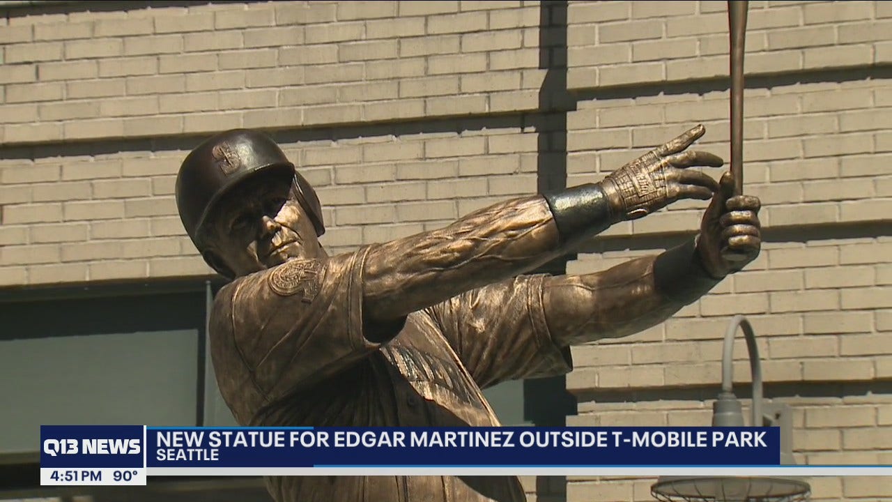 New Edgar Martinez statue revealed | FOX 13 Seattle
