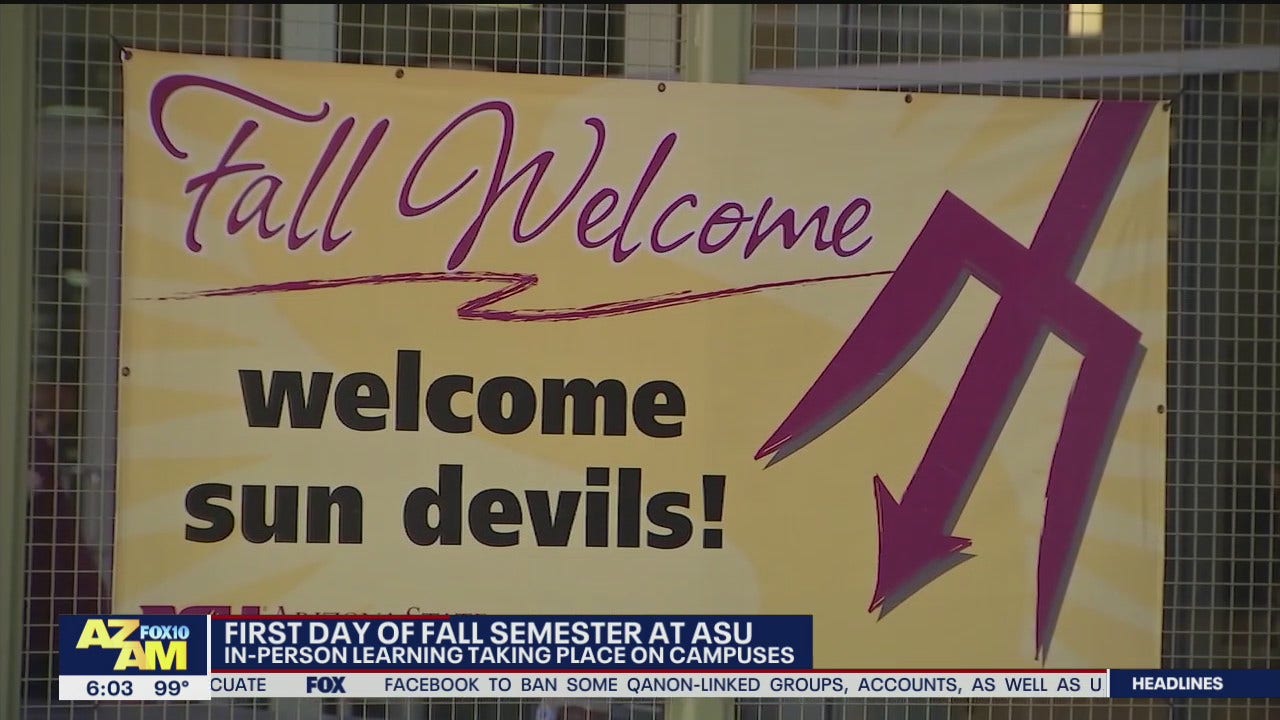 Back to school: In-person learning resumes on ASU campuses | FOX 10 Phoenix