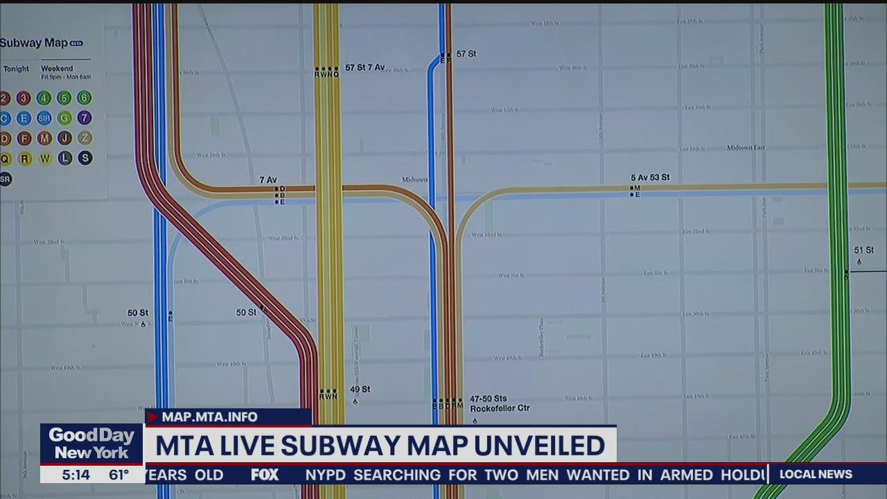 MTA live subway map | FOX 5 New York