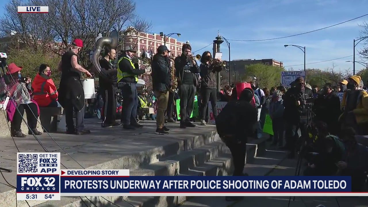 Protests underway after police shooting of Adam Toledo | FOX 32 Chicago