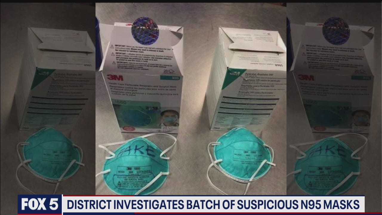 District investigates batch of suspicious N95 masks | FOX 5 DC