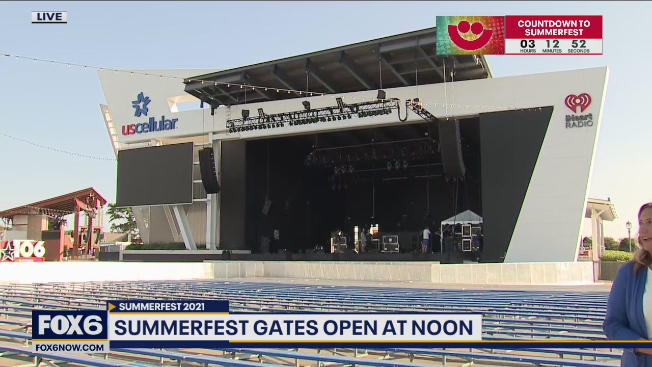 Summerfest ground stages | FOX6 Milwaukee