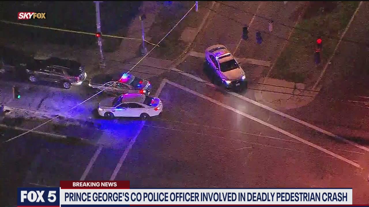 PGPD officer involved in deadly pedestrian crash | FOX 5 DC