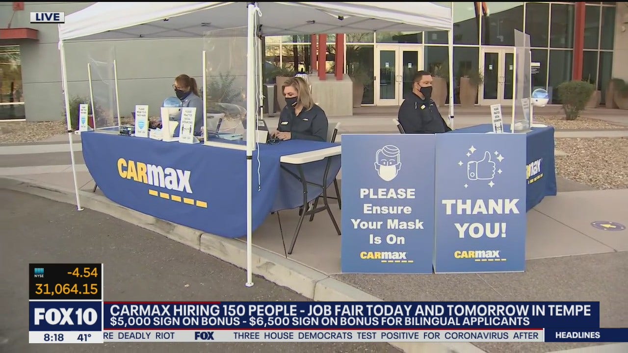 Carmax hiring 200 employees in Tempe | FOX 10 Phoenix