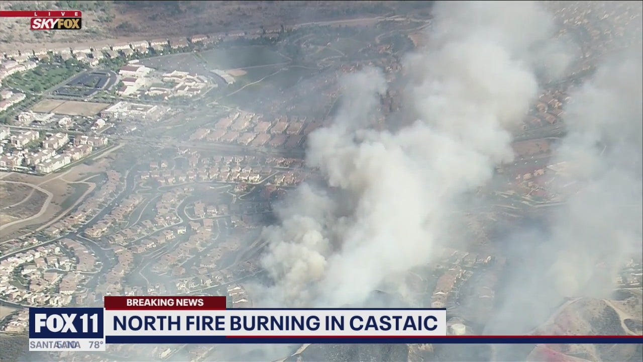 Crews battling North Fire in Castaic | FOX 11 Los Angeles
