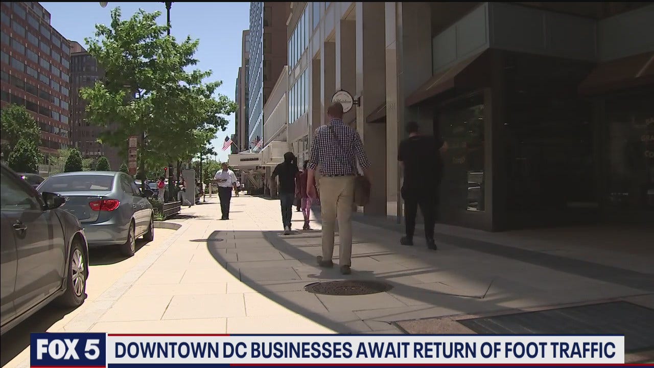 Downtown DC businesses await return of foot traffic | FOX 5 DC