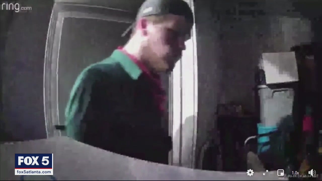 Man caught on tape breaking into storage unit | FOX 5 Atlanta