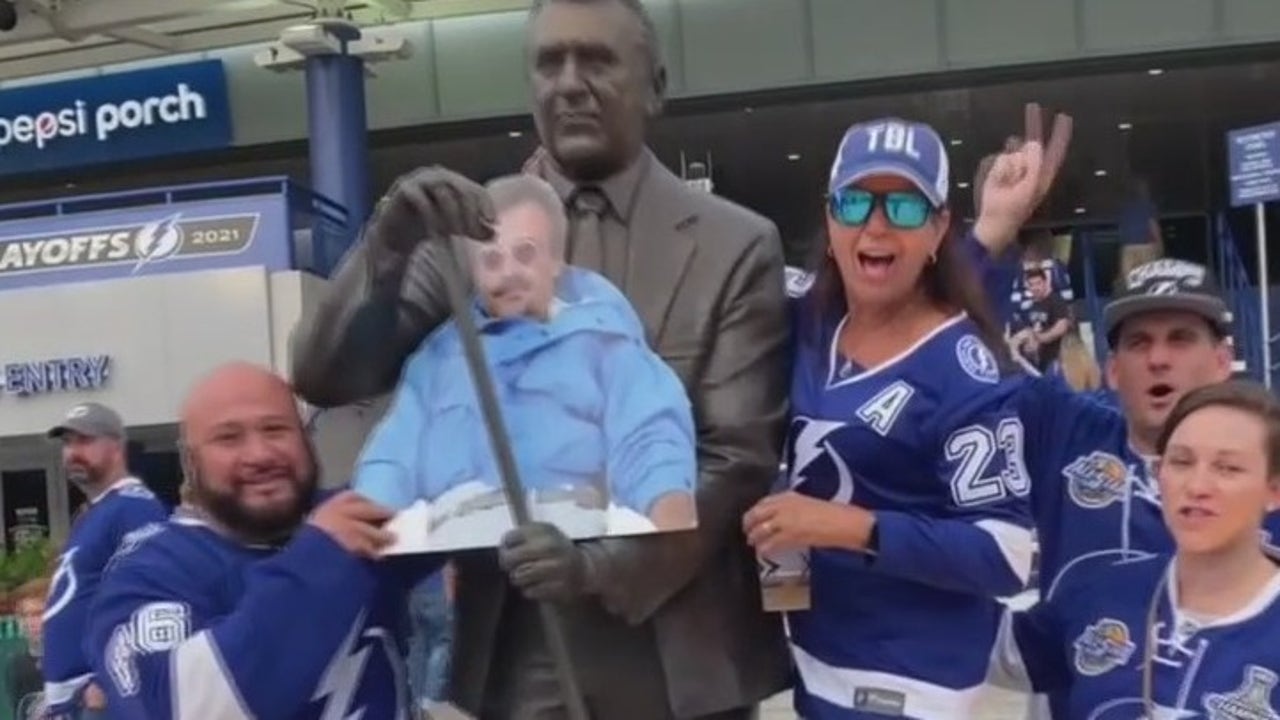 Bernie cutout becomes star of Thunder Alley | FOX 13 Tampa Bay