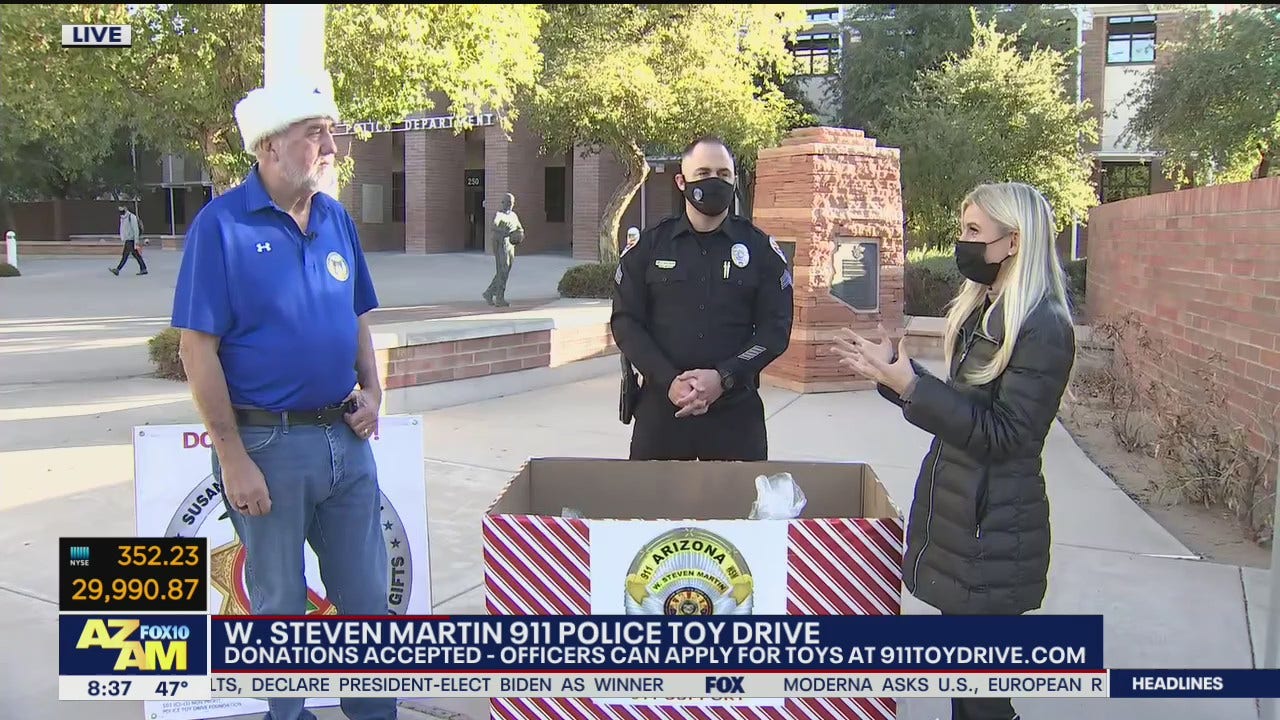 Donations accepted for W. Steven Martin Police Toy Drive | FOX 10 Phoenix
