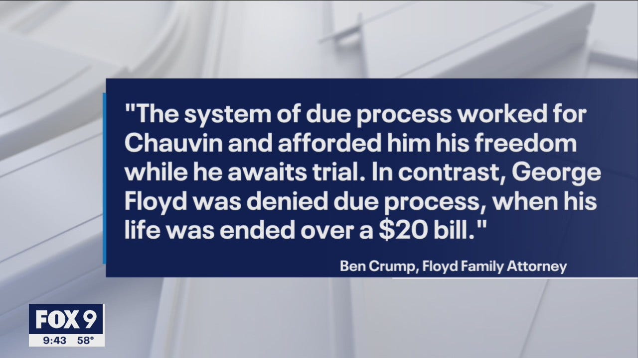 Family of George Floyd reacts to news former officer Chauvin released ...