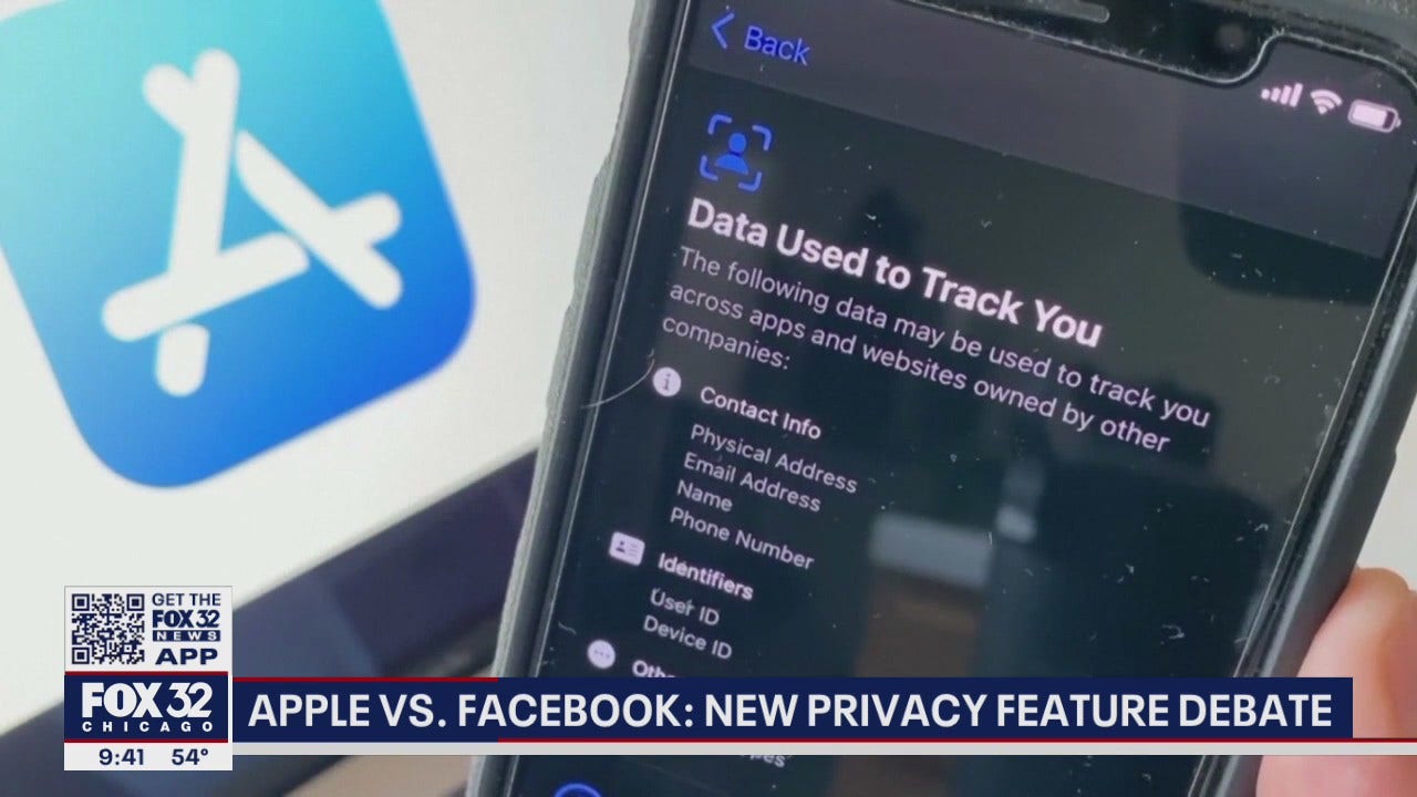 Apple vs. Facebook: New privacy feature debate | FOX 32 Chicago