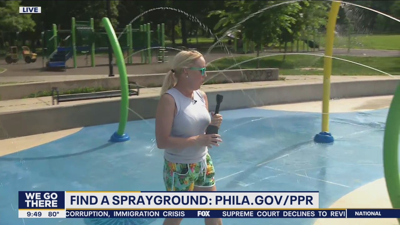 City Spraygrounds has 10 newly completed spray areas | FOX 29 Philadelphia