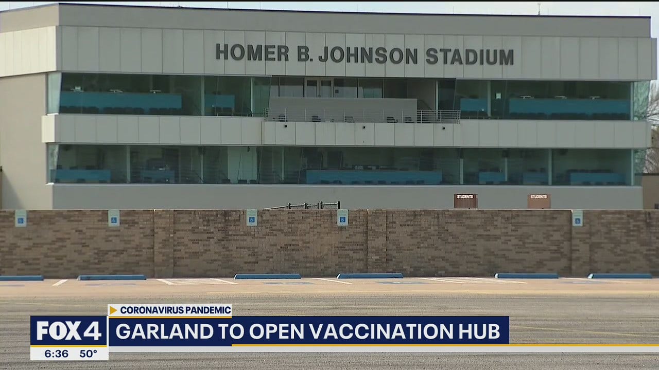 Garland to open COVID-19 vaccine hub | FOX 4 Dallas-Fort Worth
