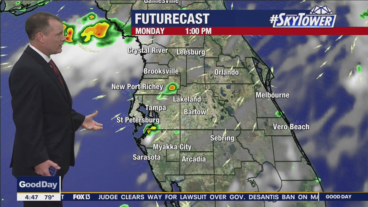 Monday morning forecast | FOX 13 Tampa Bay