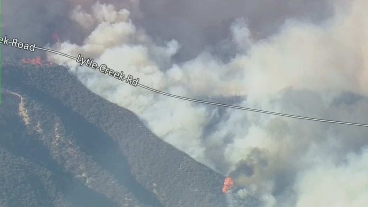 Wildfire in Fontana area torches buildings, threatening farm animals ...