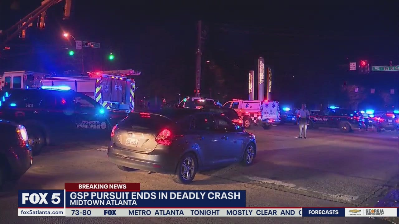 GSP pursuit ends in deadly crash | FOX 5 Atlanta