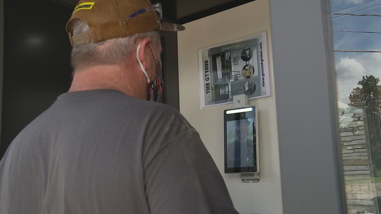 Michigan-made COVID-19 screening booth in operation now at Fenton ...