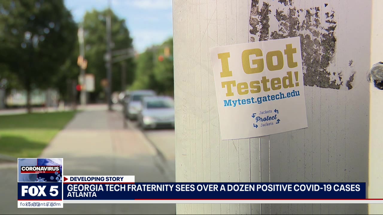 Georgia Tech fraternity sees more than a dozen positive COVID-19 cases ...