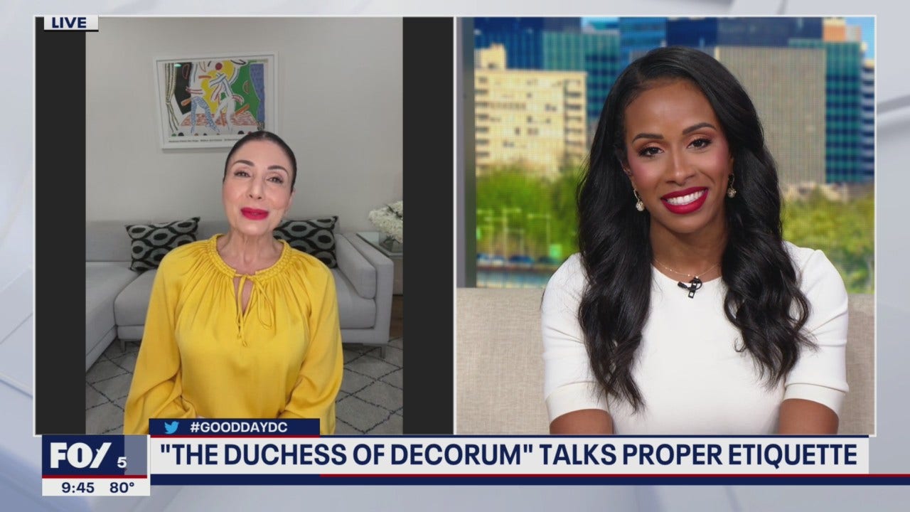 The Duchess of Decorum gives lesson in proper etiquette | FOX 5 DC