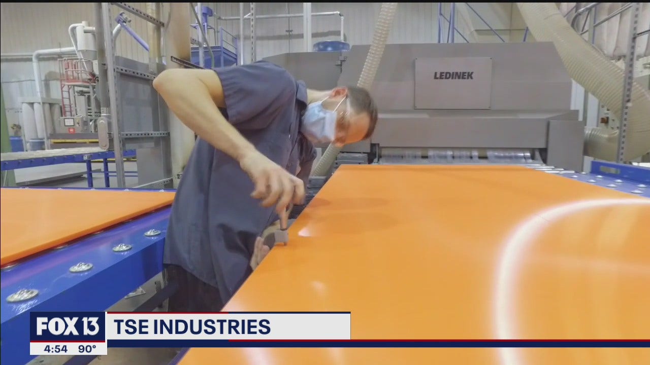 Firing up the machines at TSE Industries | FOX 13 Tampa Bay