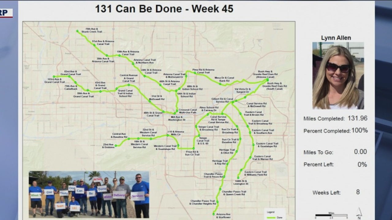 SRP workers complete resolution to walk or bike the entire canal system ...