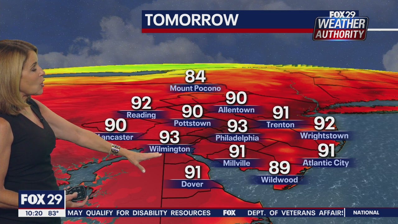 Weather Authority: 10 p.m. Monday update | FOX 29 Philadelphia