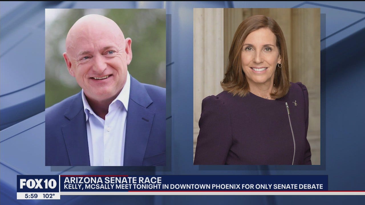 Martha Mcsally Mark Kelly To Debate On Oct 6 In Arizona Senate Race