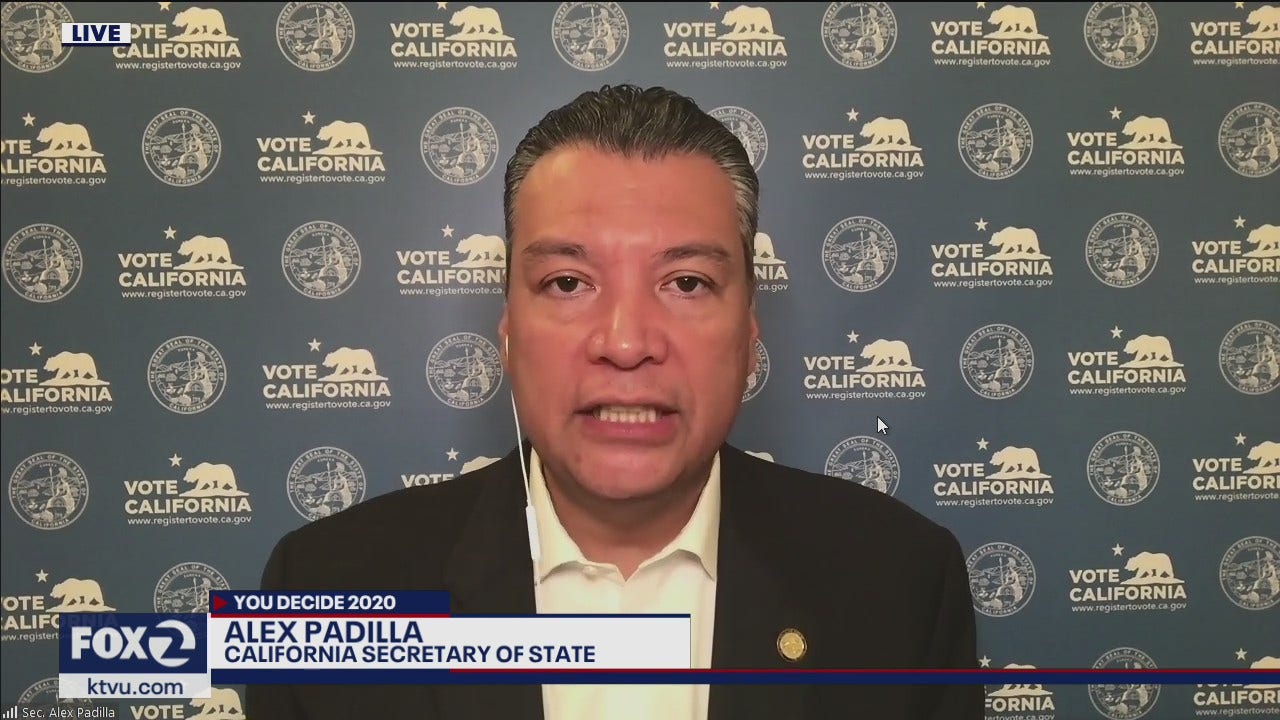 Alex Padilla talks election misinformation, voting options ahead of Nov ...