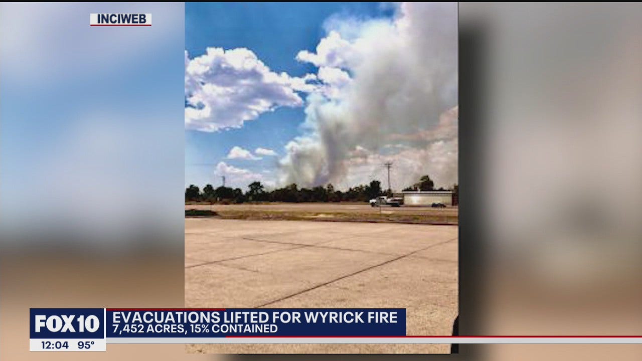 Evacuations lifted for Wyrick Fire burning near Heber | FOX 10 Phoenix