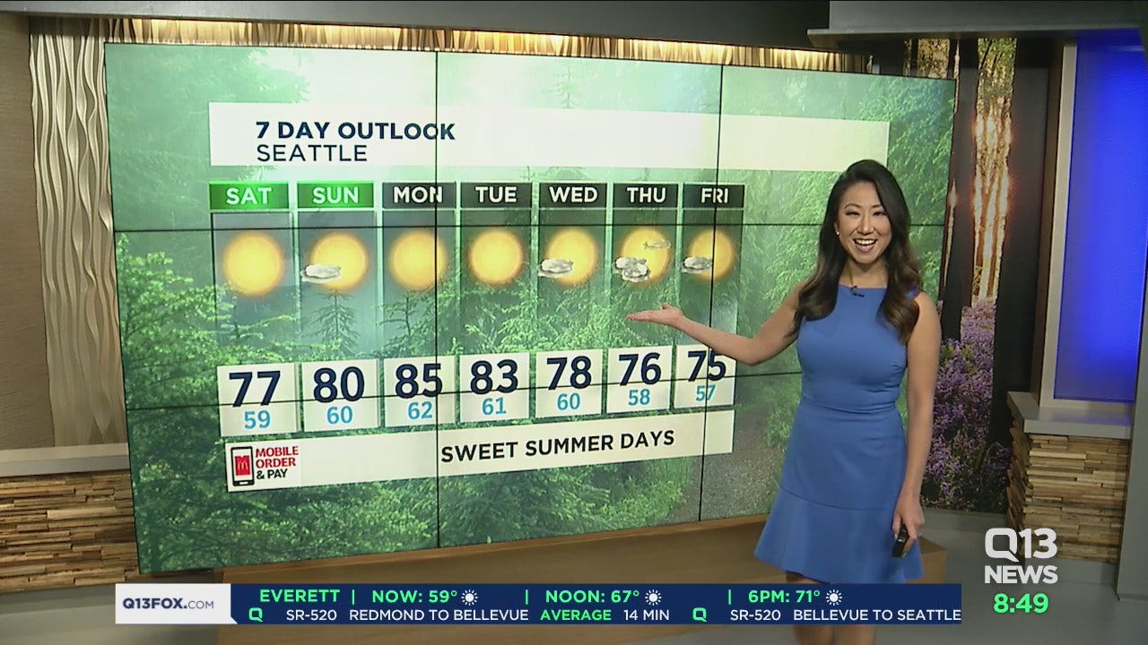 Grace Lim's Saturday afternoon forecast | FOX 13 Seattle