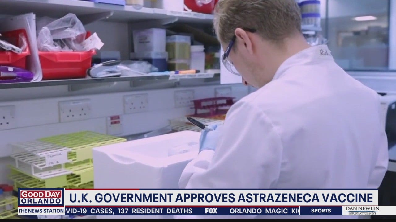 U.K. government approves Astrazeneca vaccine | FOX 35 Orlando